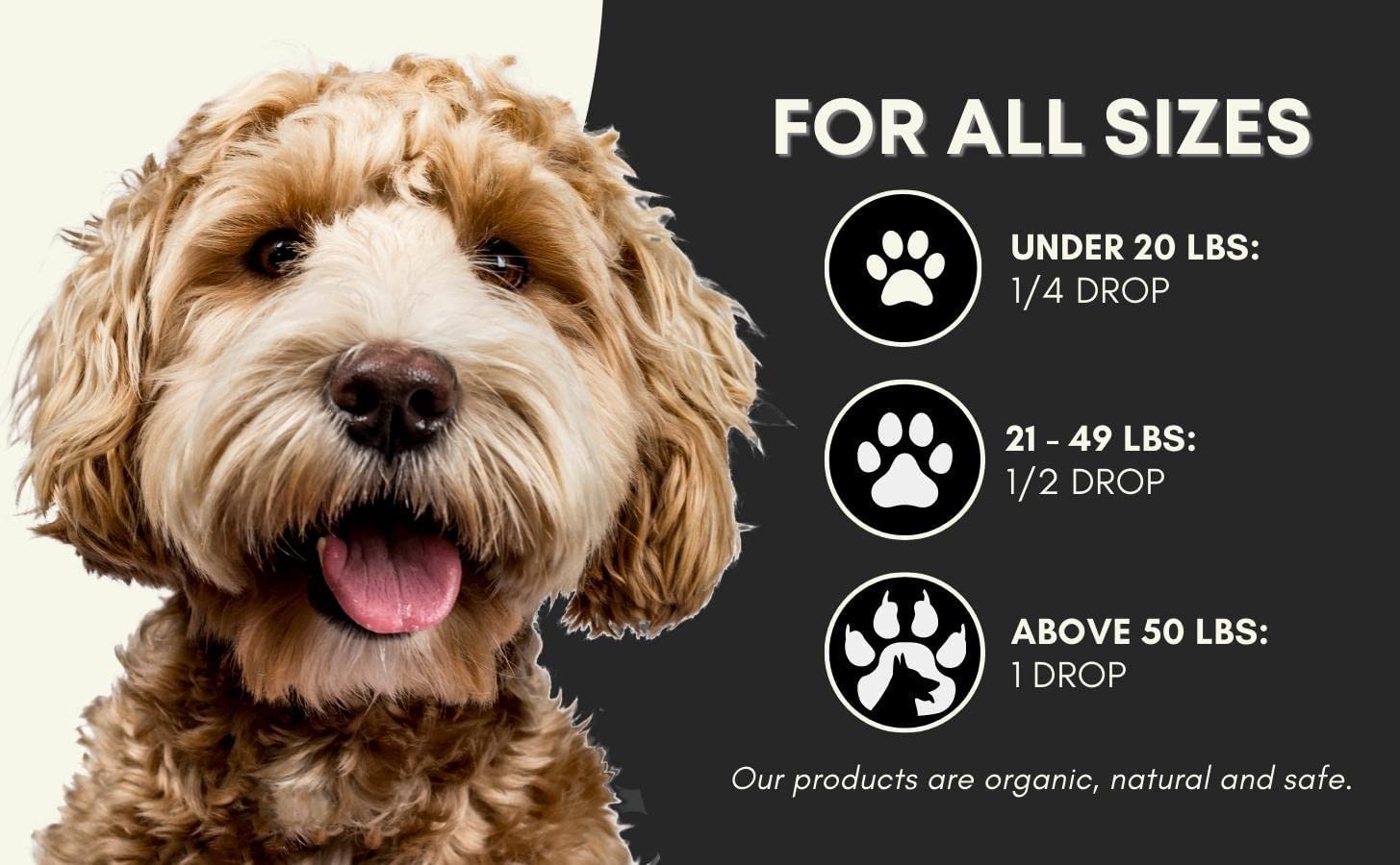 Nature's Helping Hands Premium Hemp Oil for Dogs Cats – Organic Drops for Stress Allergy Pain Relief & seizures – Calming Treats for Joint & Hip Arthritis