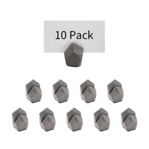 watchget place card holder, concrete table number holders small size table card holder menu stands for home cafe shop wedding party, 10pcs