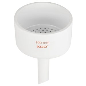 xcd porcelain buchner funnel, 100 mm porcelain buchner filter funnel o.d. 10 cm i.d. 9.2 cm porcelain funnel for laboratory