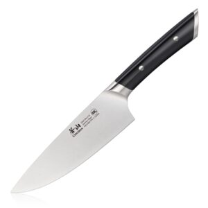 cangshan helena series german steel forged chef's knife (black, 6-inch)