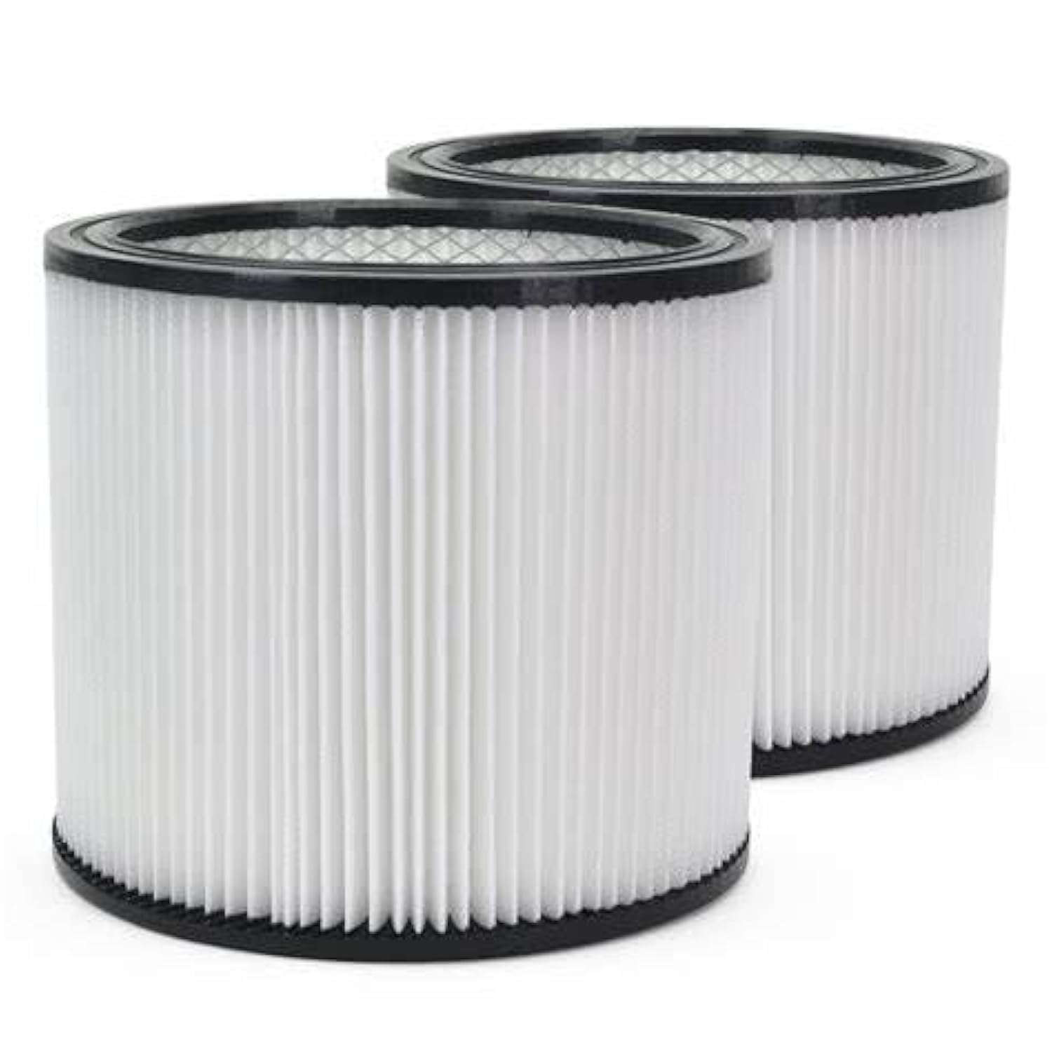 2 Pack Replacement Filter Compatible with Shop Vac 90304 90333 90350, Reusable and Washable Cartridge Filters Fits Most 5 Gallon and above Wet/Dry Vacuums