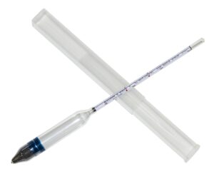 north mountain supply glass maple syrup hydrometer - with baume and brix scale - made in france