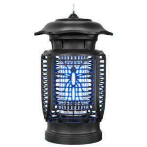 powify bug zapper outdoor, electric mosquito zapper with 6.3ft power cord, 20w 4300v high powered fly zapper, insect fly trap, indoor mosquito killer for home indoor backyard patio