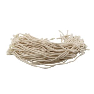 zzhxsm 100pcs hang tag string rope with snap lock pin loop fastener hook ties for garment tags label (beige cotton bolded)