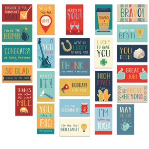 workplace appreciation encouragement cards / 50 motivational kindness cards / 25 gratitude quote designs for employees/small 2" x 3.5" business card size