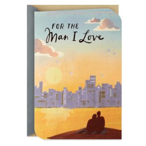 hallmark anniversary card for husband or boyfriend (man i love)