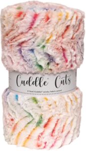 minky luxe prism vibrant cuddle cuts 1 2-yard cut shannon fabrics