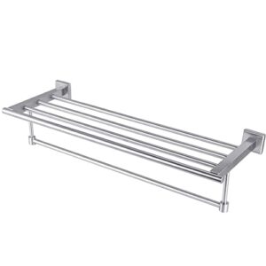 wall mounted multifunction storage holder towel bar rail towel rack 304 stainless steel brushed with hook bath towel shelf bathroom storage rack for kitchen bathroom