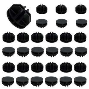 moicstiy 30pcs wire cube plastic connectors plastic grid cube organizer connector for modular closet storage organizer and wire shelving (black)