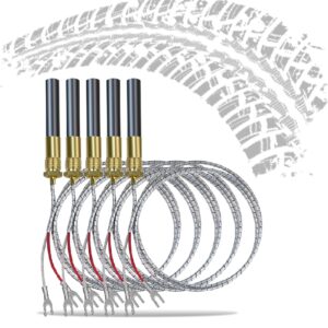 gtpartes 36" 750mv thermopile generator compatible with pitco southbend and anets gas fireplace water heaters gas fryer cluster 60125501 replacement part number h5882 60j79 60j7901 r942 2103-512 5pcs