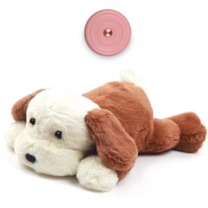 cztnnzk heartbeat puppy toy for anxiety relief dog behavioral aid toy for puppies sleep aid separation anxiety soother .for small medium and large dogs calming aid heartbeat plush toys.