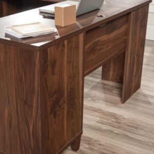 Sauder Willow Place L-Shaped Home Office Desk, Grand Walnut Finish