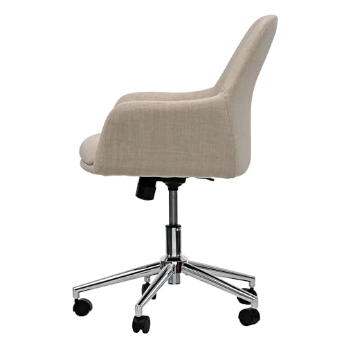 Alera ALEWS4251 Mid-Century Task Chair Supports Up to 275 lbs. 18.9 in. to 22.24 in. Seat Height - Cream