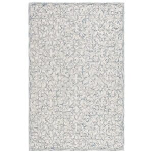 martha stewart x safavieh 9' x 12' blue/ivory msr3513b handmade french country scroll wool living room dining bedroom area rug