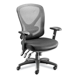 alera aleas42m14 15 in. - 18.82 in. seat height aeson series multifunction task chair supports up to 275 lbs. - black