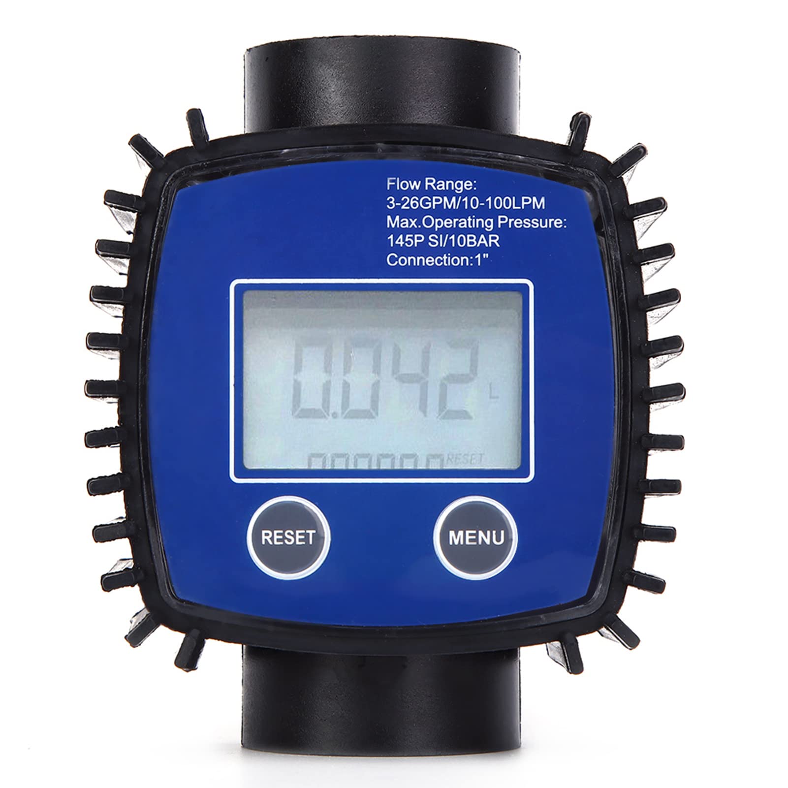 Meter, 1in Internal Thread Water Sensor Meter, High Accuracy Digital Display Flowmeter for, Gasoline, Chemical Liquid