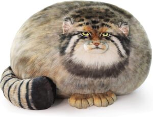 18 in steppe cat pillow, cat plush body pillow, cute stuffed animals soft plushies, kitten plush throw pillow doll big plush toys gift for girls boys girlfriend (cat)