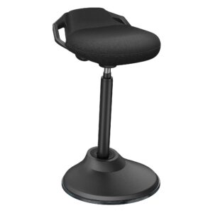 standing desk chair, adjustable ergonomic standing stool, swivel sitting balance chair, anti-slip bottom pad