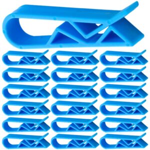 50pcs plastic garbage bin clip, washroom garbage bag clips, plastic trash can clips waste basket bin clamps anti-slip fixation clip for home office kitchen,sturdy anti-slip fixation clip holder