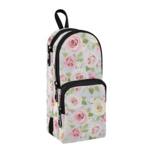 sletend stationery pen bag rose flower durable pencil bag pouch box organizer cases pencil case pouch pen case