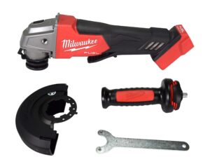 milwaukee 2880-20 18v cordless 4.5''/5'' angle grinder w/paddle switch (tool only), (2880-20-nbx)