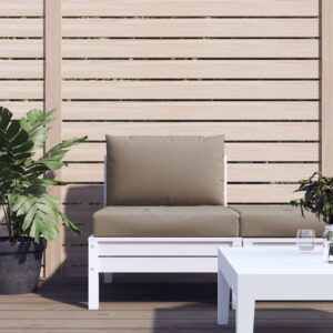 puraday 23.6"x23.6"x2.4" pallet sofa cushions 2 pcs taupe fabric patio furniture cushions garden sofa cushions outdoor chair cushions for outdoor furniture for both indoor & outdoor use