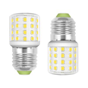 led refrigerator light bulb, 4w replacement ac100-265v 3.5w refrigerator bulbs, e26 medium base mini compact bright fridge freezer bulb appliance led light bulbs, daylight white 5000k, 2 pack.