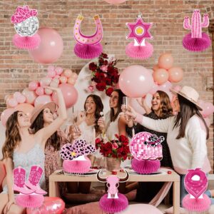 Western Cowgirl Party Decorations Let's Go Girls Cowgirl Bachelorette Party Decorations Cowgirl Honeycomb Centerpieces for Last Disco Bachelorette Party Cowgirl Birthday Western Rodeo Party Supplies