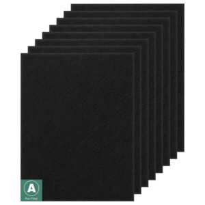 hrf-a300 pre filter a replacement for honeywell hepa air purifier hpa300 series, funmit 8 pack precut activated carbon pre filter replacement compatible with honeywell air purifier prefilter a