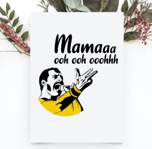 funny mother's day card for mom from daughter, unique birthday gift ideas, card for mama from kids, best mom gifts 2023