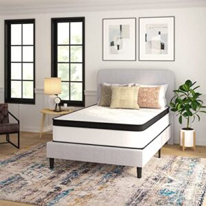 taylor & logan linden 12" certipur-us certified hybrid pocket spring mattress in a box with an extra firm feel for durable support - full