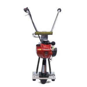 gas powered concrete screed engine, 4-stroke 1.2hp 35.8cc concrete wet screed machine heavy duty stainless steel frame concrete surface finishing vibra tool without leveling board