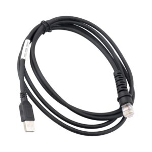 vottan ms1690 focus ms1890 ms9520 mk9540 ms9590i usb a to rj45 usb cable for honeywell ms series barcode scanner (2m / 6ft flatted usb port)