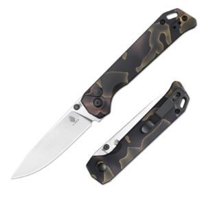 kizer begleiter 2 pocket knife 3.39 inches s35vn steel blade folding edc knife raffir handle ki4458.2ba1