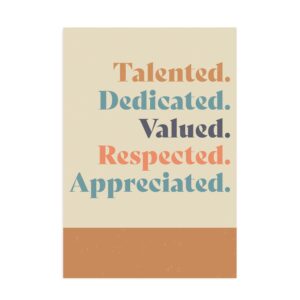 hallmark business (25 pack) employee appreciation cards (talented and valued) for employee recognition, staff, volunteers, schools, teachers, hospitals, nurses, healthcare, hospice care