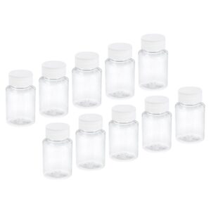 patikil 30ml 1 oz wide mouth reagent bottle, 30 pack storage bottles plastic sample containers for home laboratory