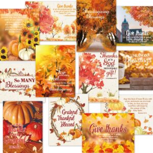 worldbazaar thanksgiving greeting cards religious cards with bible verses envelopes 24 pack