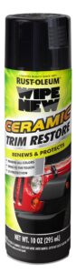 wipe new rust-oleum 381705 ceramic trim restore, 10 oz