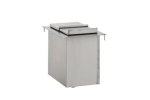 kratos 32l-001 18x12 drop-in ice bin with slide cover