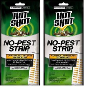 hot shot 100046114 no-pest strip, pack of 2