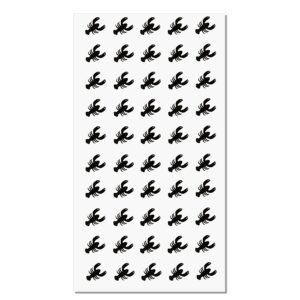 meal choice stickers for place cards, wedding meal selection, meal stickers for place cards wedding, food choice stamps for place cards, menu selection stickers (black, lobster)