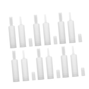 biudeco 25pcs plastic bottles with droppers and lids for cosmetic serum and essential oil versatile containers for oil dispenser and sample vials