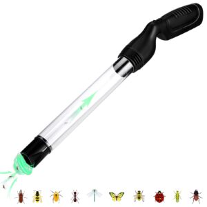 qualirey bug vacuum for adults bug sucker vacuum spider vacuum battery powered bug grabber with led light for adults stink bug spider ant moth cockroach small insect bedbug(1 pack)