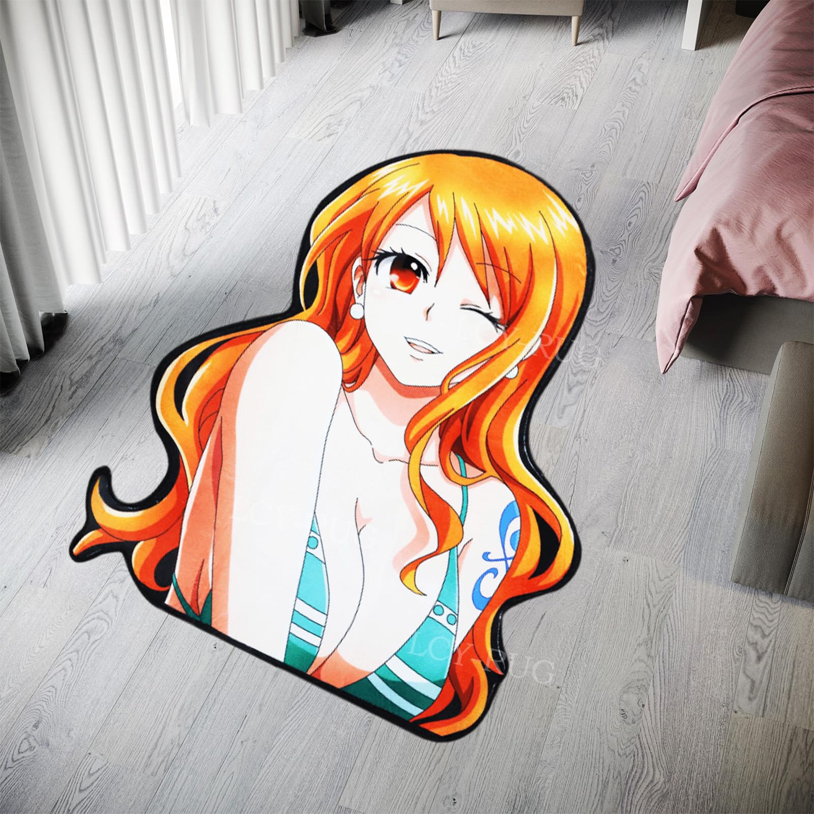 Anime Area Rug - Carpet for Bedroom Super Soft & Anti-Slip Best Anime Decor