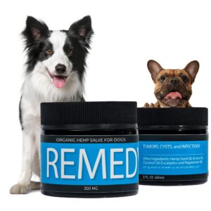 hemp dog health - remedy - hemp salve dog wart remover - painless dog skin tag remover balm - dog health supplies for comfort & healthy cell growth for dogs with difficult conditions