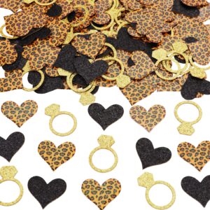 balterever leopard bachelorette party decors cheetah bachelorette confetti leopard table confetti jungle cheetah bachelorette party supplies for wild bachelorette bridal shower engagement party decors