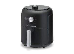 toastmaster 2.6l air fryer (2.75 quart), black, tm-262af