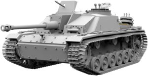 das werk 16003 1/16 stug iii with winterketten mode model tank kit