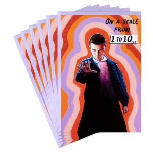 hallmark stranger things cards (6 cards with envelopes) for birthdays, just because and more