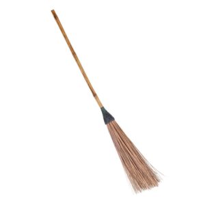 SN SKENNOVA - Handcrafted Coconut Leaf Stick Broom: Heavy Duty Cleaning Power for Home Patio Gardening